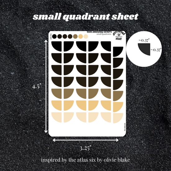 the atlas six series book tabs – girlinread annotating stickers