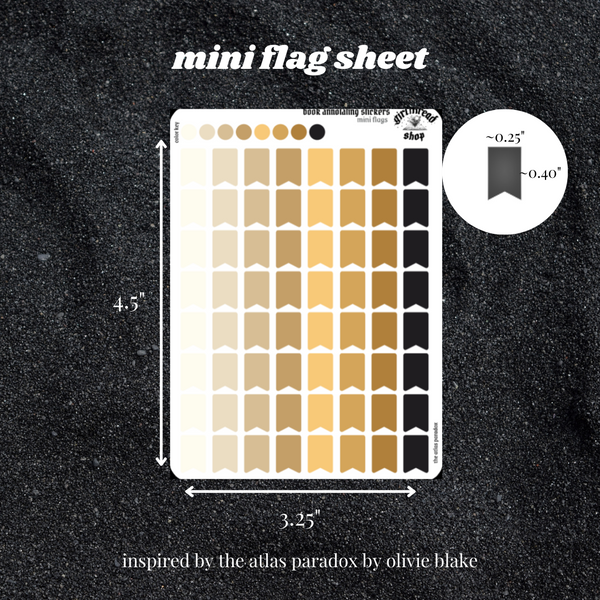 the atlas six series book tabs – girlinread annotating stickers