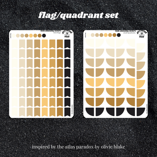 the atlas six series book tabs – girlinread annotating stickers