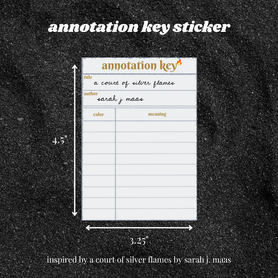 the acotar series book tabs – girlinread annotating stickers