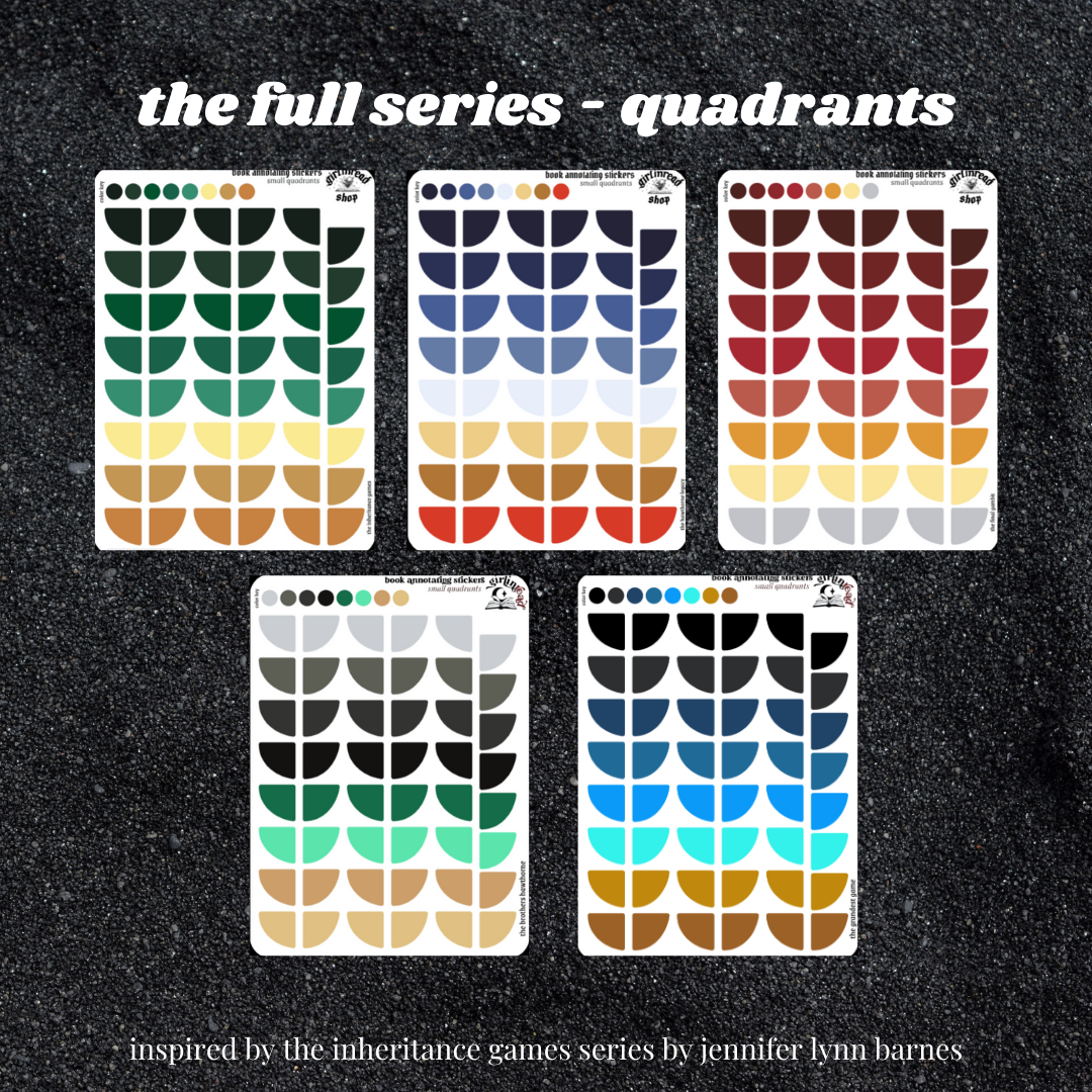 the inheritance games series book tabs – girlinread annotating stickers