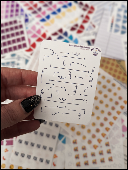 book annotating sticker inspo guide – girlinread annotating stickers