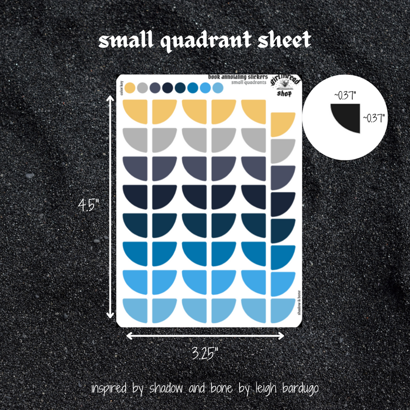 the shadow and bone series book tabs – girlinread annotating stickers